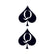 Q Spades Tattoos Waterproof Temporary Tattoo – qostoys